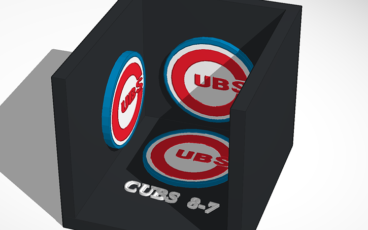 3D design Let's Party Like Its 1908! #ChicagoCubs | Tinkercad 3D design Let's Party Like Its 1908! #ChicagoCubs | Tinkercad