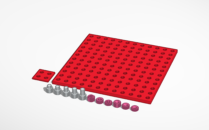 3D design Thread Board - Tinkercad