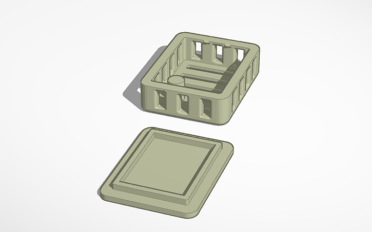3D design bme280 sensor box - Tinkercad