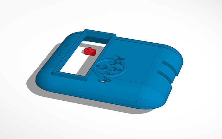 3D design Copy of Arduino box cover for LCD Keypad shield - Tinkercad