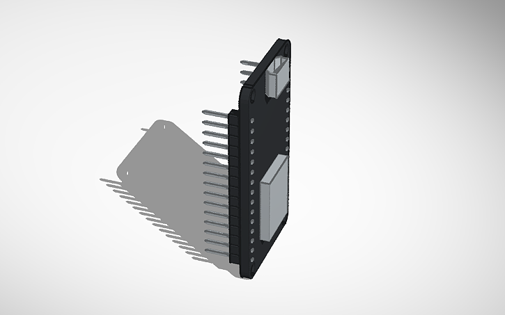3d Design Wifi Esp8266 Esp 12f Nodemcu V2 1 Ch9102x Tinkercad
