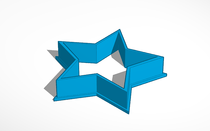 3D design Cookie cutter - Tinkercad