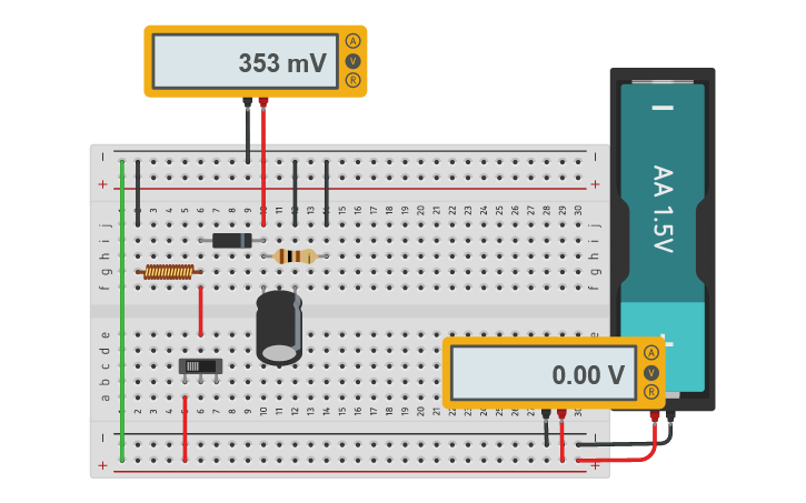 Circuit design boost converter circuit - Tinkercad