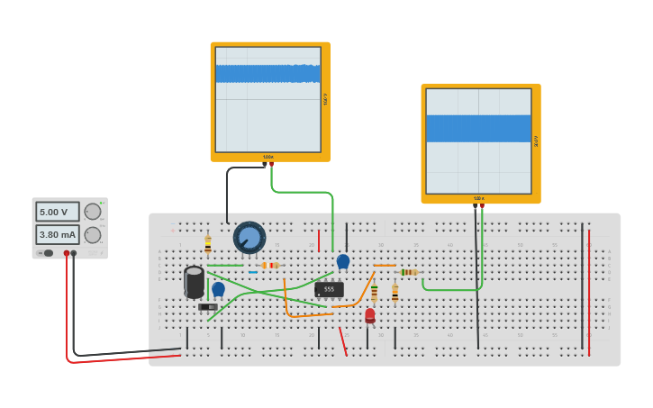 Circuit design CLK generator Miha Grmek 2.AE | Tinkercad