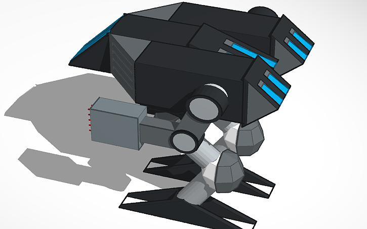3D design JGR-C Phoenix Hawk - Tinkercad