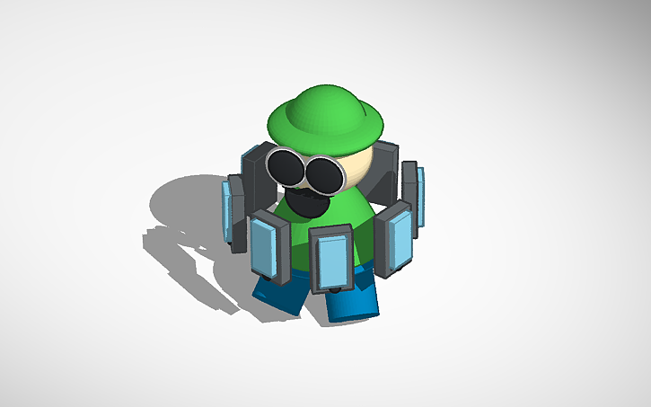 3D design bandu fnf - Tinkercad