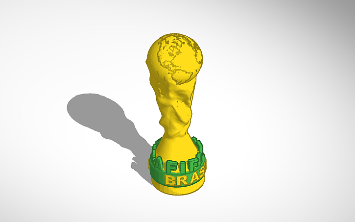 3D design Copy of Copa del mundo World Cup mundial football butbol ...