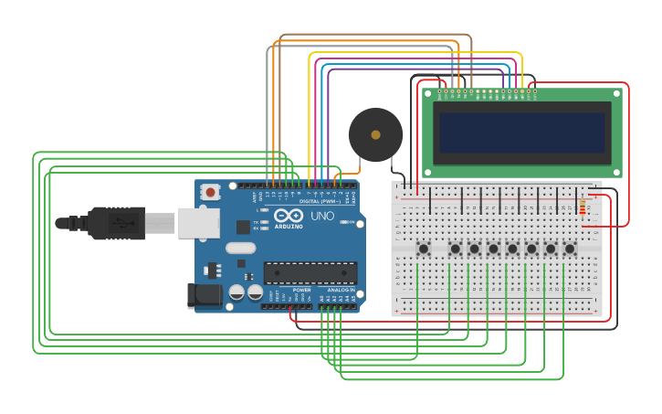 Circuit design Exam2 - Tinkercad