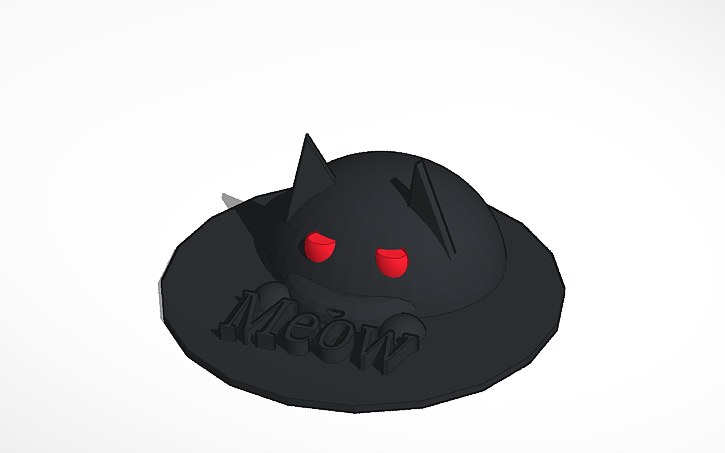 3D design Evil Cat | Tinkercad