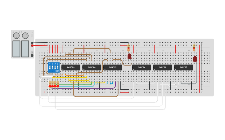 Circuit design ejercicio 22 - Tinkercad