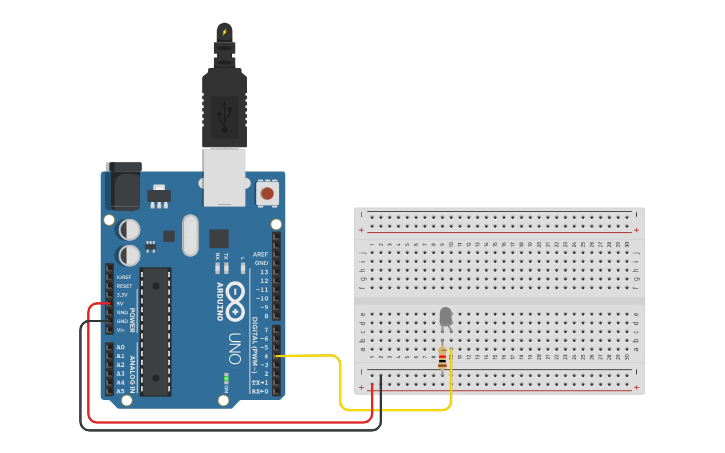 Circuit design Parte II PII - Tinkercad