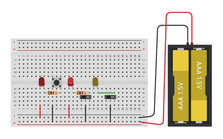 Circuit Design Alternate Switch Tinkercad