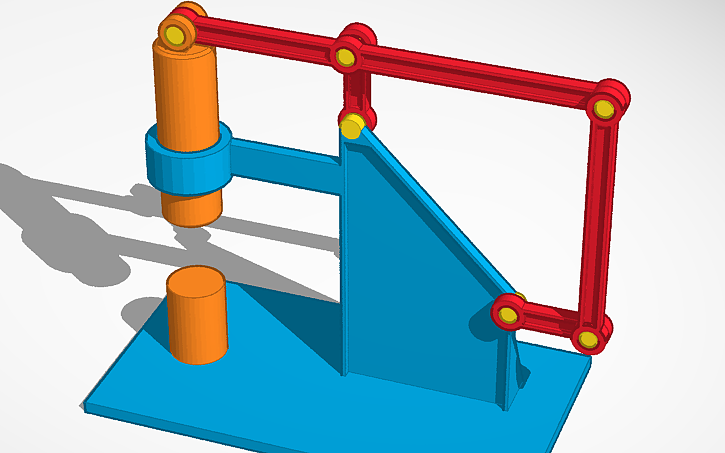 3d Design Linear Motion Power Hammer Sim Lab Tinkercad