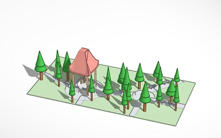 3D design garden - Tinkercad