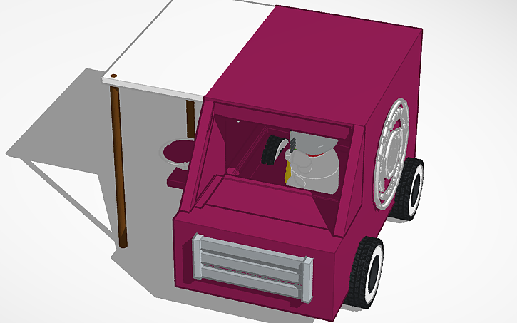3D design food truck - Tinkercad
