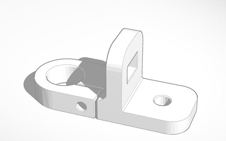 3D design HyperCube Z-Shaft Clamp 12mm | Tinkercad