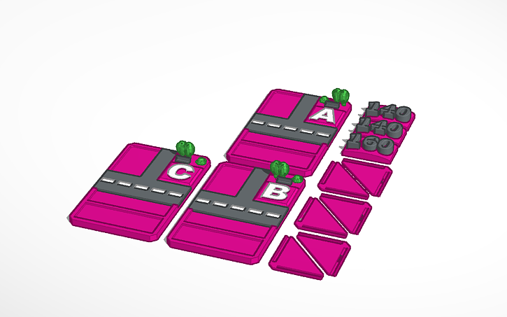 3D design street 3-base | Tinkercad