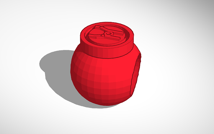3D design Red Power Ring - Tinkercad