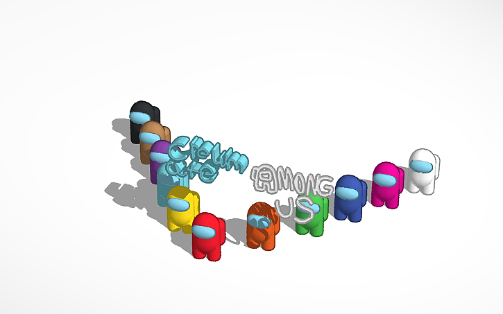 3D design Make your Among Us | Tinkercad