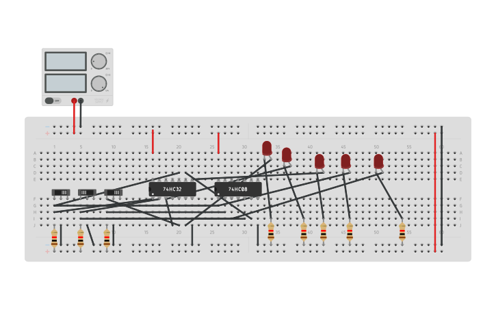 Circuit design lamp--project - Tinkercad
