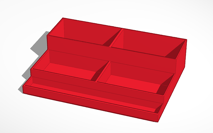 3D design Desk Caddy - Tinkercad