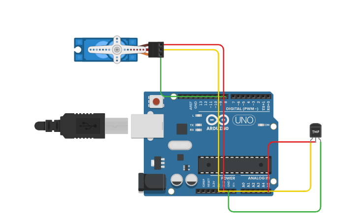 Circuit design Percobaan Kedua M. Kevin A XII MIPA 4 - Tinkercad