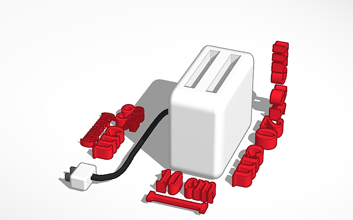 3D design Tostadora semana STEAM | Tinkercad