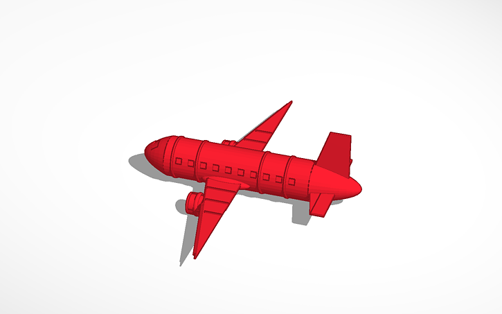 3D design Airplane | Tinkercad