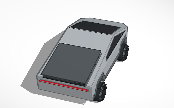 3D design cybertruck - Tinkercad