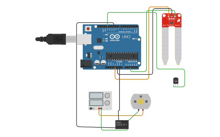 Circuit design tugaskelompok_4B_elektronikadigital - Tinkercad