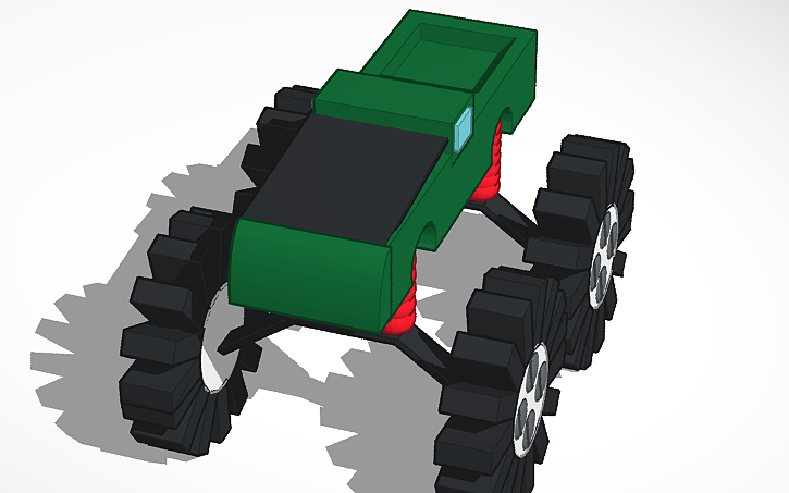 3D design monster truck - Tinkercad