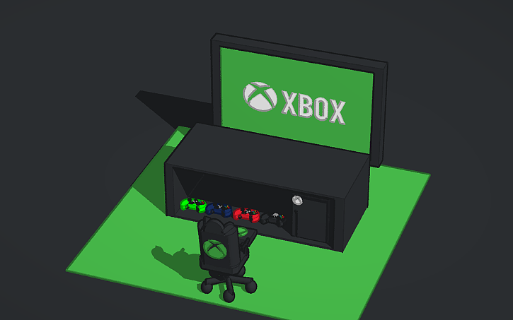 3D design XBOX series x - Tinkercad