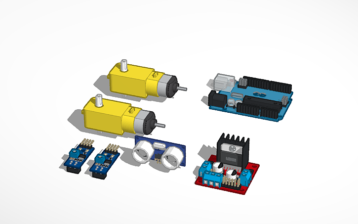 3D design PARTES SUMO - Tinkercad