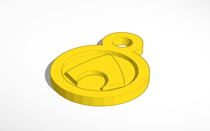 3D design Aquaman Keychain - Tinkercad