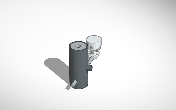 3D design Pneumatic Engine 1 - Tinkercad