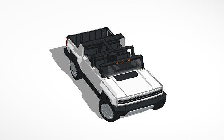 3D design GMC Hummer EV - Tinkercad