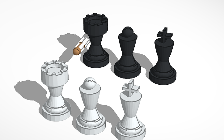 3D design chess | Tinkercad