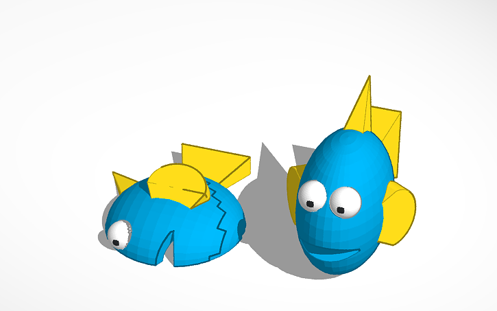3D design Fish - Tinkercad
