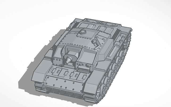 3D design Stug III ausf. C | Tinkercad