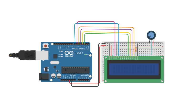 Circuit design Texto Cruzado | Tinkercad
