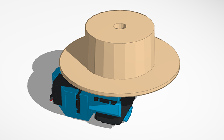 3D design Halloween spider dropper servo winch spool | Tinkercad