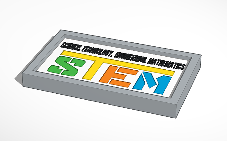 3D design STEM Logo - Tinkercad