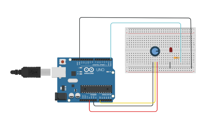 Circuit design practical 3c - Tinkercad