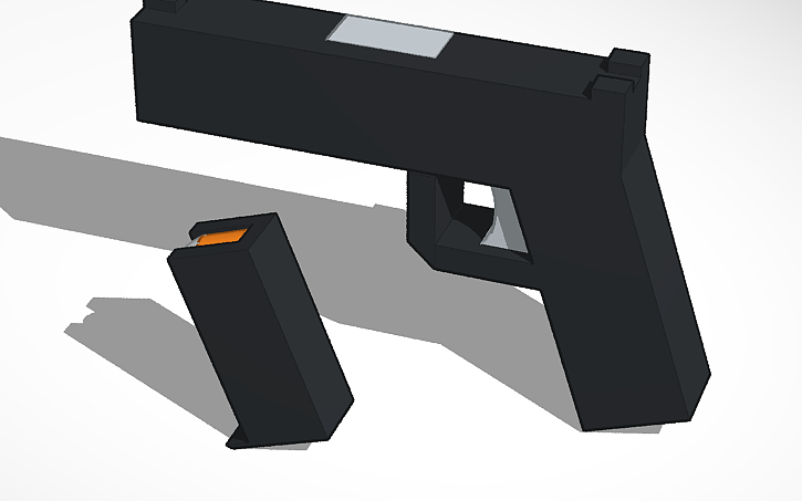 3D design glock-18 - Tinkercad