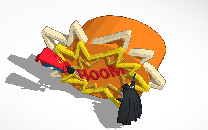 3D design Copy of superman vs batman | Tinkercad