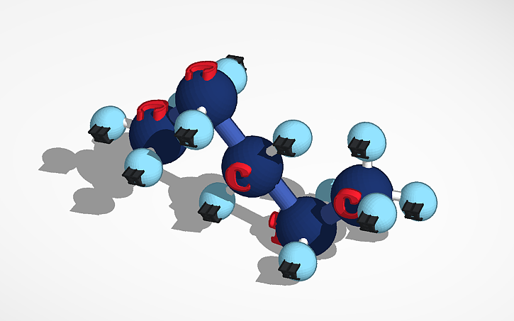 3D design Pentano, Proyecto Jocy, Ana, Angela - Tinkercad