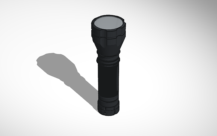 3D design duplicate flashlight | Tinkercad