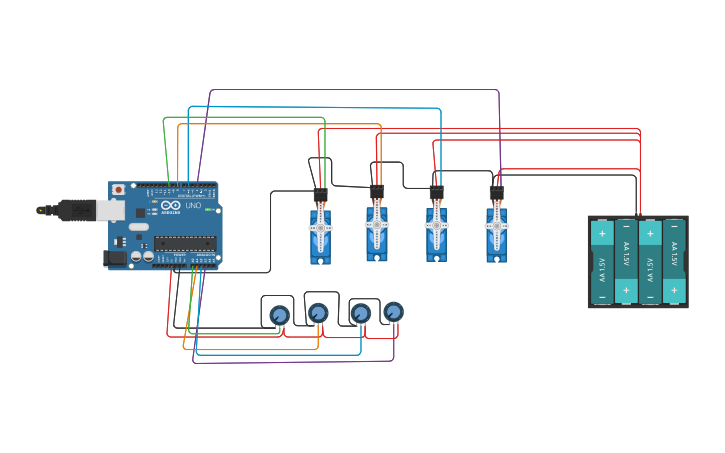 Circuit design Schema - Tinkercad