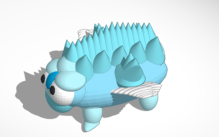 3D design Tubby the flying thingy | Tinkercad