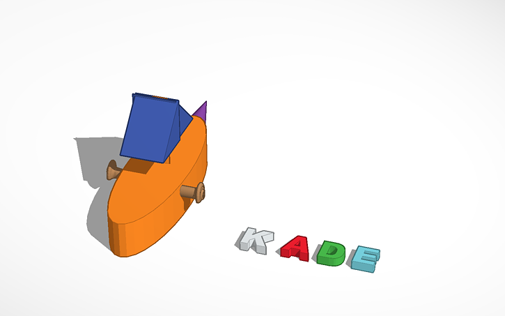 3D design ASB1 Group 3 Kade - Boat | Tinkercad